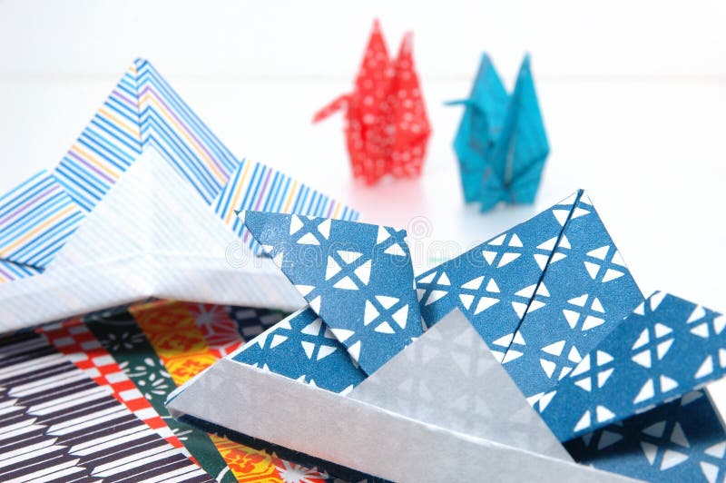 Paper folding stock photo. Image of beauty, handicraft - 12859974