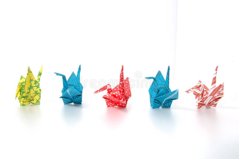 Paper folding stock photo. Image of flies, crane, china - 12860014