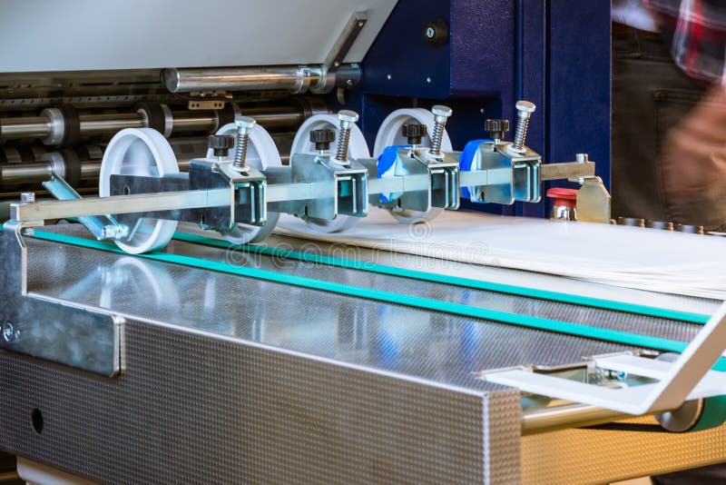 Paper Folding Machine Transfer Wheels Rollers Engineering Machinery ...