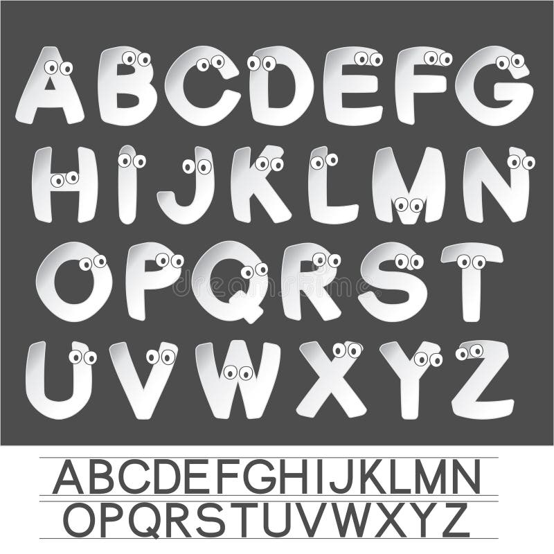 Alphabet Eyes Stock Illustrations – 3,064 Alphabet Eyes Stock ...