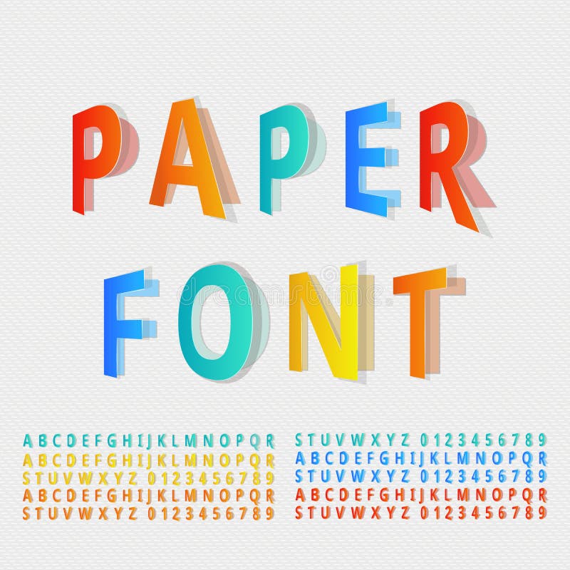 Paper Fold Font Stock Illustrations – 2,641 Paper Fold Font Stock ...