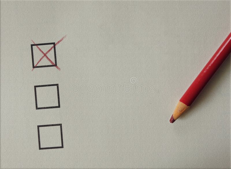 Paper form check boxes stock photo. Image of marked - 171331430