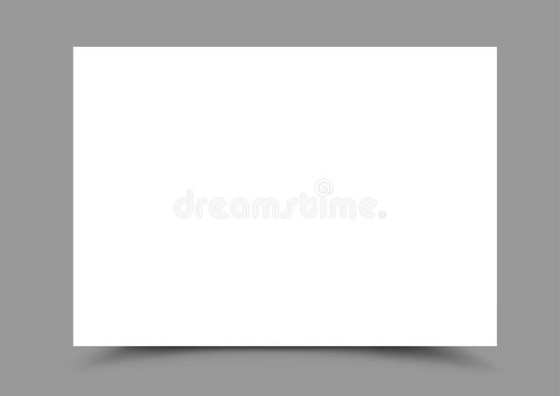 A4 paper form horizontal stock vector. Illustration of board - 87377984