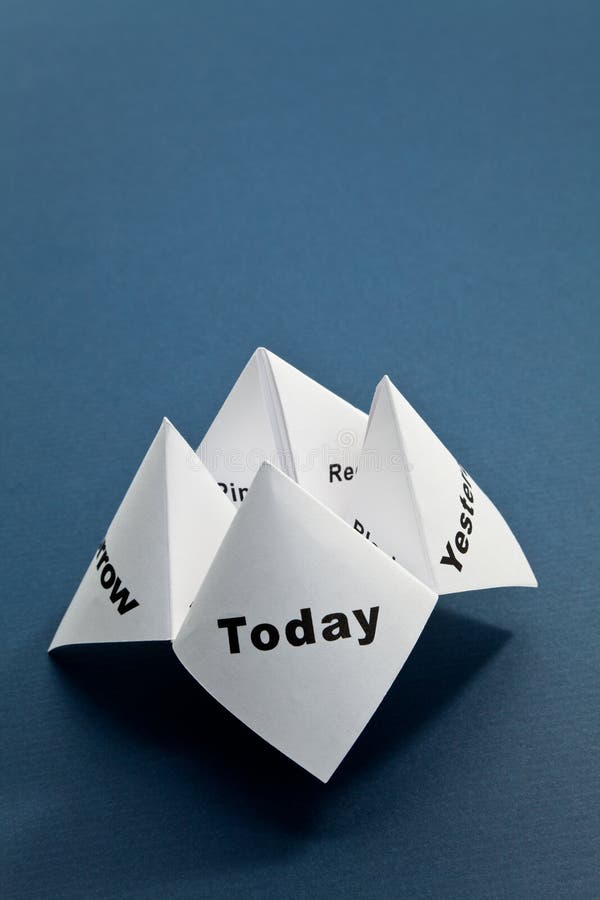 Paper Fortune Teller stock image. Image of origami, fold - 247065995