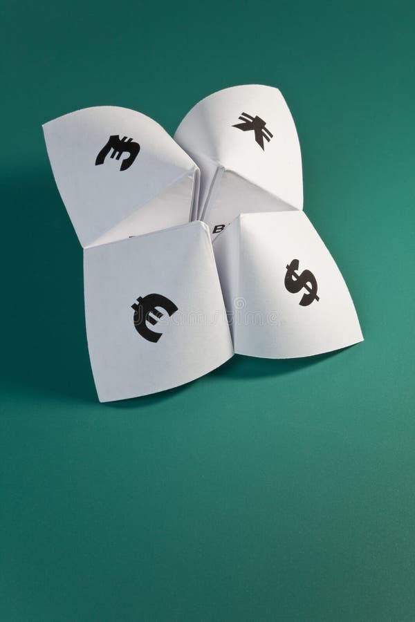 Paper Fortune Teller stock photo. Image of paper, dollar - 247065606