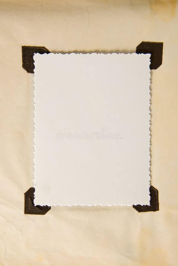 Paper frame stock image. Image of message, design, portfolio - 1952881