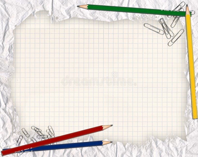 Paper frame stock illustration. Illustration of message - 5553527