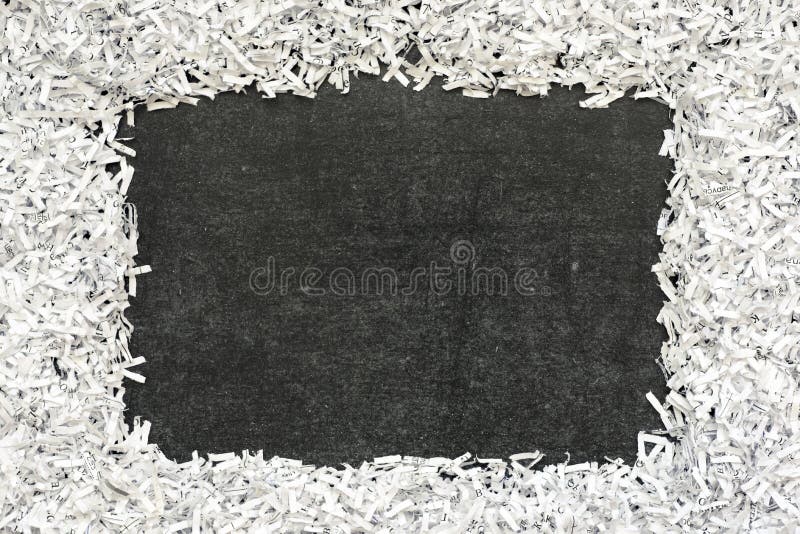 Paper frame stock image. Image of safety, small, shredded - 45193805