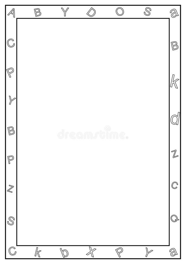 Black Frame A4 Stock Illustrations – 4,254 Black Frame A4 Stock ...