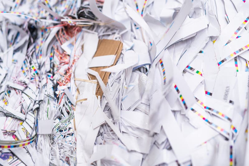 Paper garbage stock photo. Image of order, factory, industry - 170524814