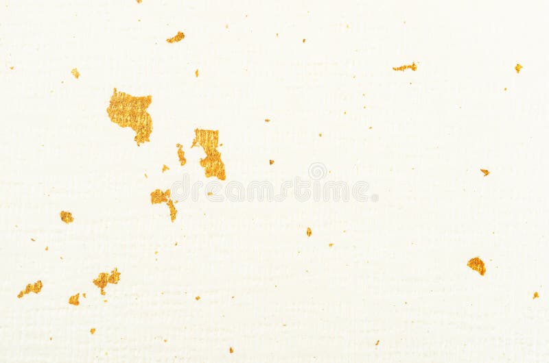 Paper with Gold Sheet Texture As Background Stock Image - Image of ...
