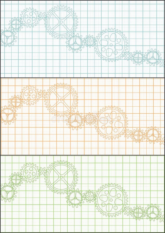 Paper Graph Banner - Cdr Format Stock Vector - Illustration of drawing ...