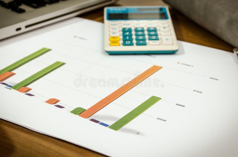 Paper graph business stock photo. Image of closeup, chart - 84198610