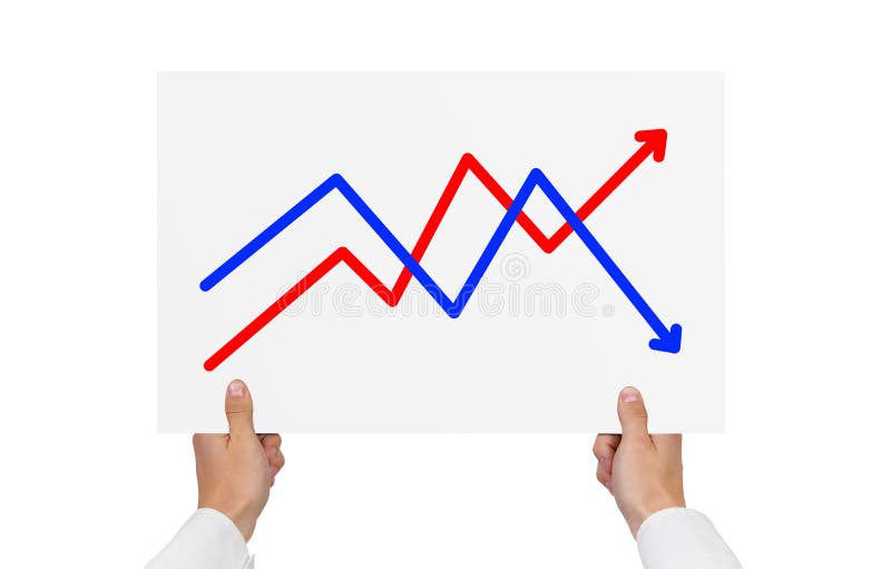 Paper with graph stock photo. Image of financial, profit - 32935604