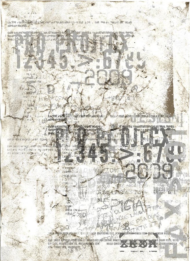 Faded newspaper background stock illustration. Illustration of grunge ...