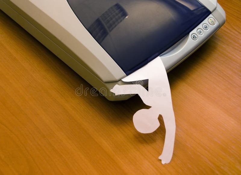 Paper guy stock photo. Image of work, organization, equipment - 11167264