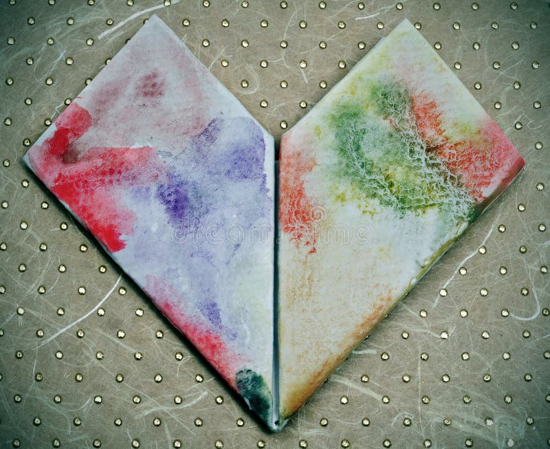 Old paper heart stock image. Image of mothers, design - 19552947