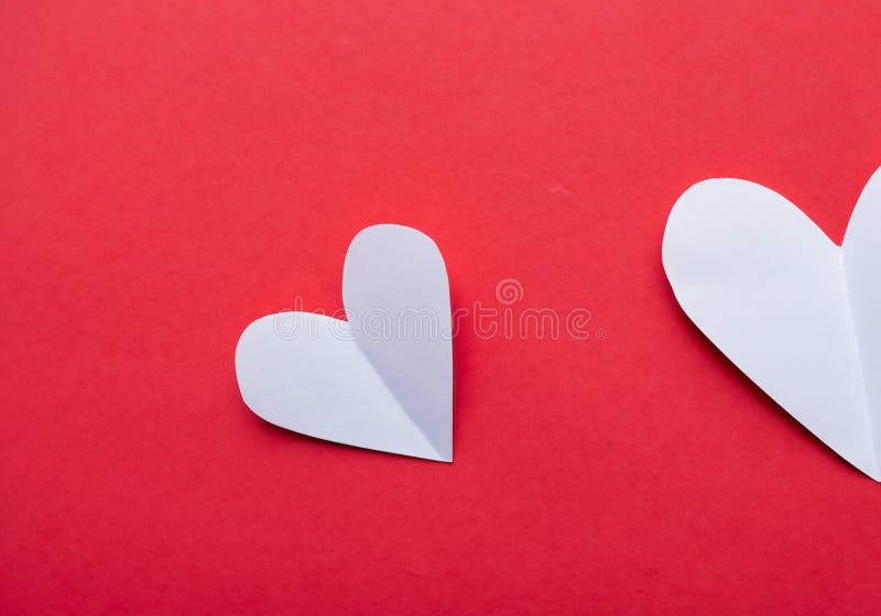 Paper heart shape stock illustration. Illustration of heart - 302037750