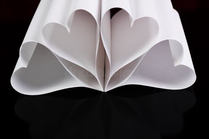 Paper hearts stock image. Image of hearts, origami, paper - 11116913