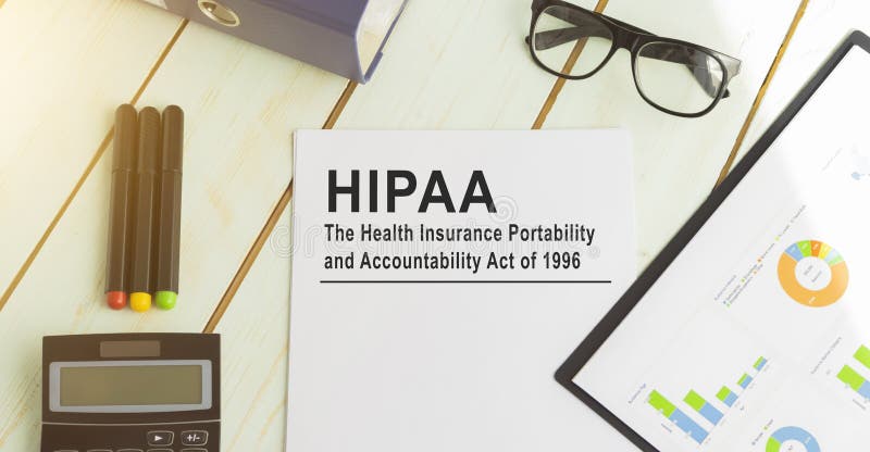 Paper with HIPAA on a Table, Business Stock Image - Image of paid ...