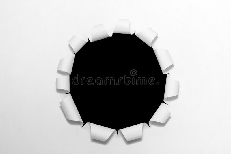 Paper hole stock image. Image of symmetry, paper, emergence - 2268323