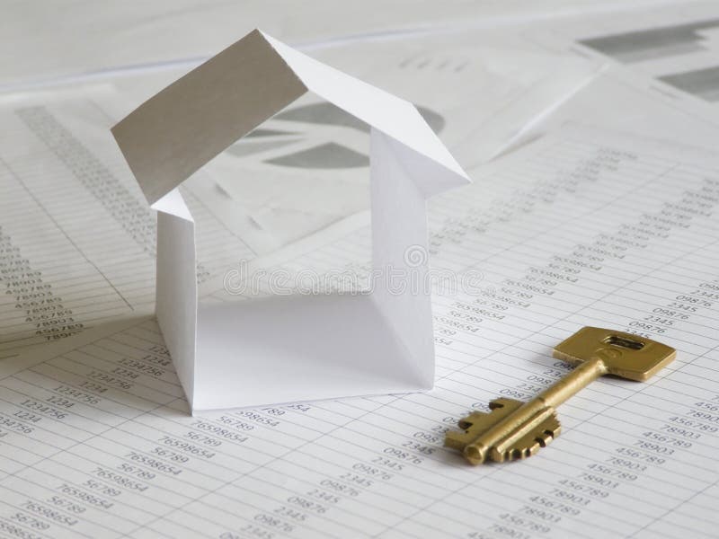 Paper house stock photo. Image of estate, documents, office - 10512914