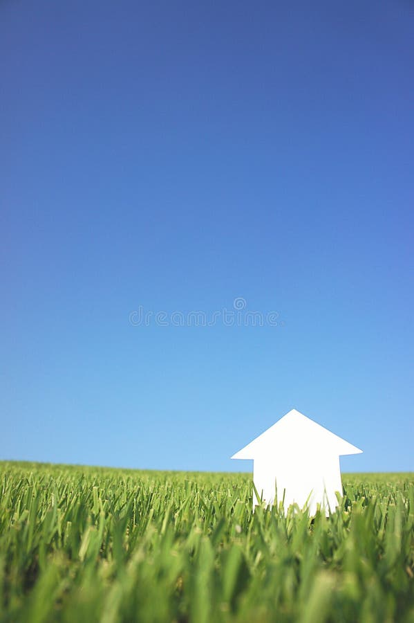 Midnight House stock photo. Image of home, chimney, comfort - 4299774