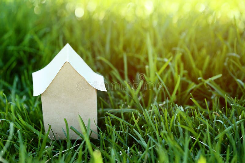 Paper house stock image. Image of nature, dream, house - 137868137