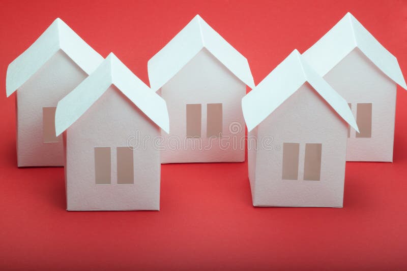 Paper houses stock photo. Image of miniature, vintage - 40824972