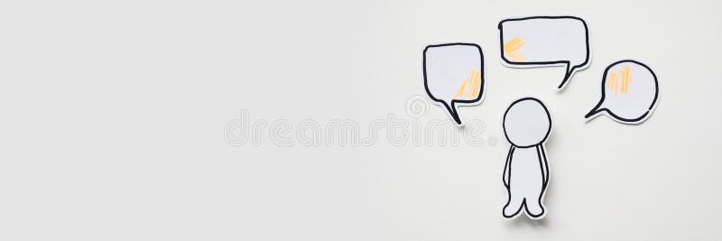 Paper Human Icon on the White Stock Photo - Image of partners ...