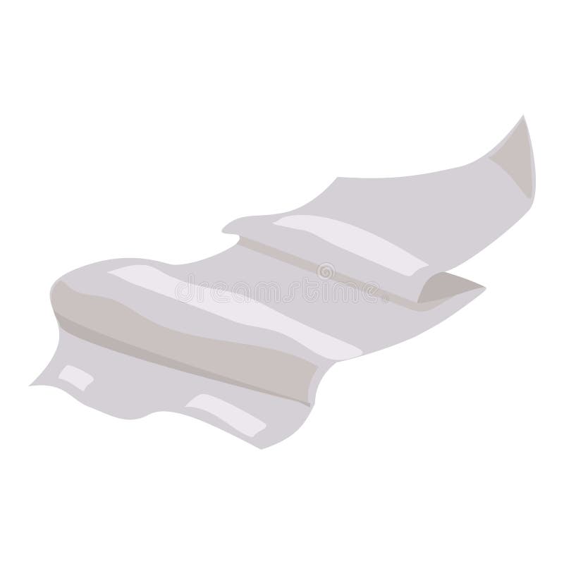 Paper icon, cartoon style stock vector. Illustration of dirty - 80572168