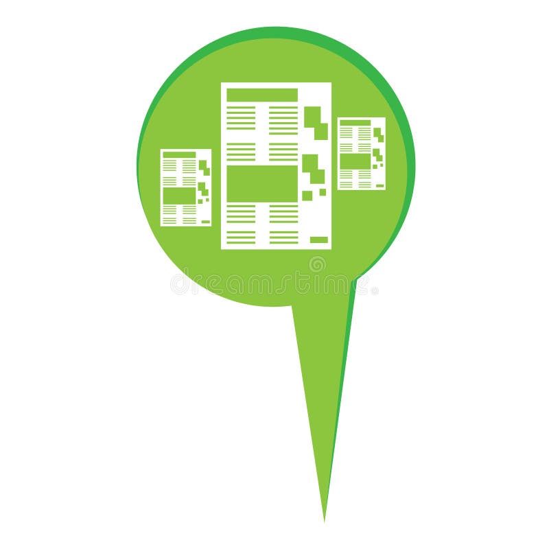 Paper icon stock vector. Illustration of design, isolated - 77518705