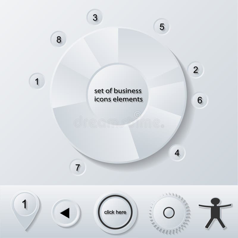 Paper icons stock vector. Illustration of abstraction - 31845468