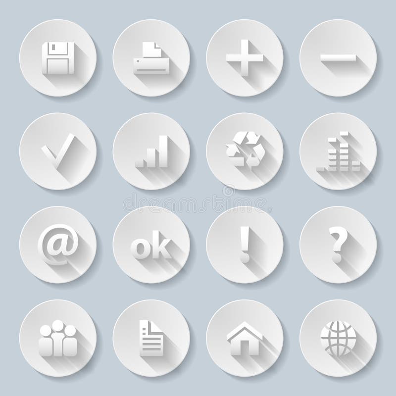 World Landmarks, Abstract Flat Paper Icons Set Editorial Stock Photo ...