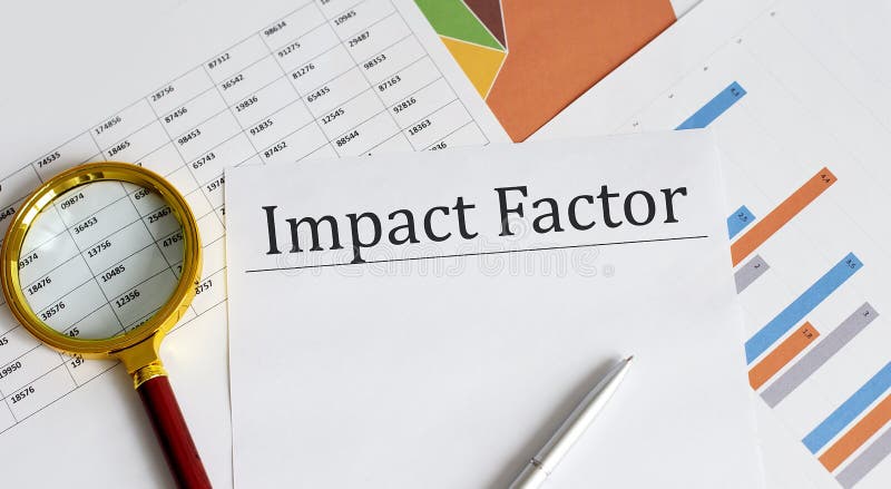 Paper with IMPACT FACTOR on the Table Stock Photo - Image of ...