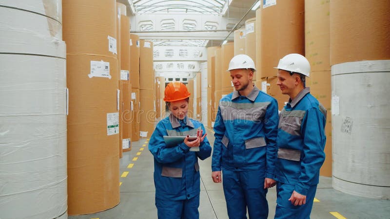Warehouse Inspection, Paper Industry, Production of Ecological ...