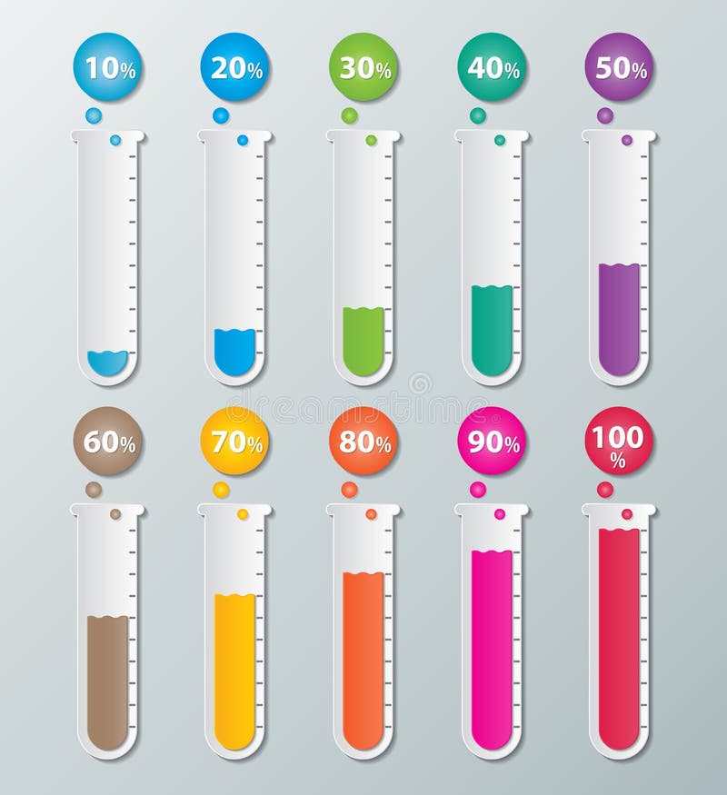 Paper infographic charts stock vector. Illustration of information ...