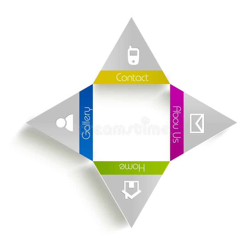 Paper Infographics stock illustration. Illustration of info - 32827521