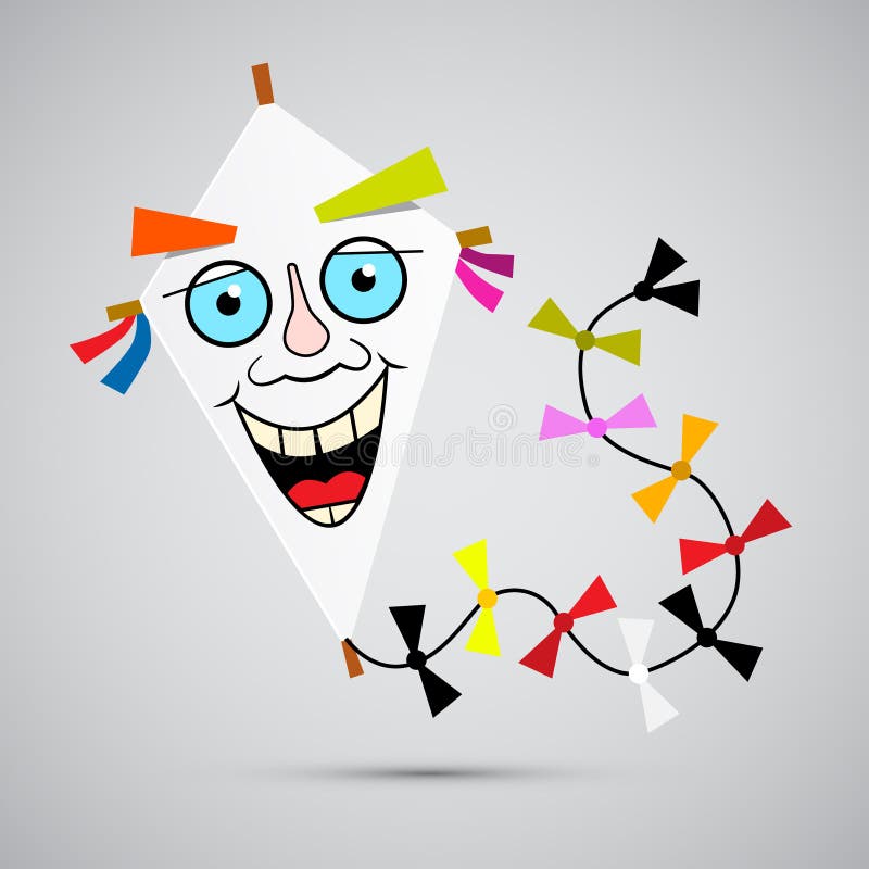 Paper Kite Illustration stock vector. Illustration of summer - 40896767