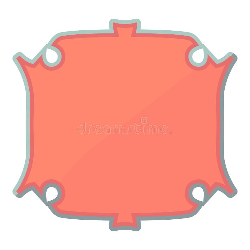 Paper Label Icon, Cartoon Style Stock Vector - Illustration of icon ...