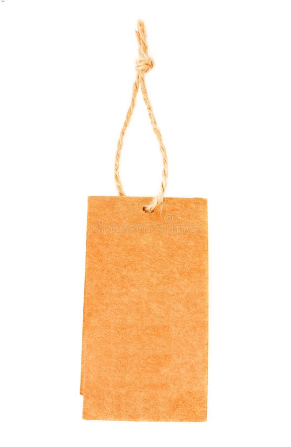 Paper Tags with Bow String Stacked Stock Image - Image of paper, hand ...