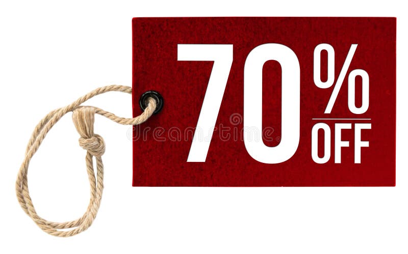 Paper Labels (Tag) with Different Discount Rates Stock Photo - Image of ...