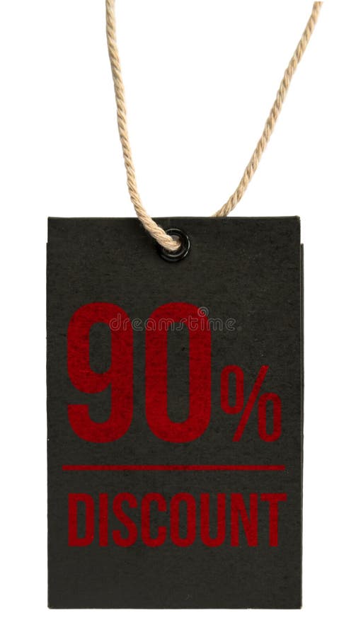 Paper Labels (Tag) with Different Discount Rates Stock Photo - Image of ...