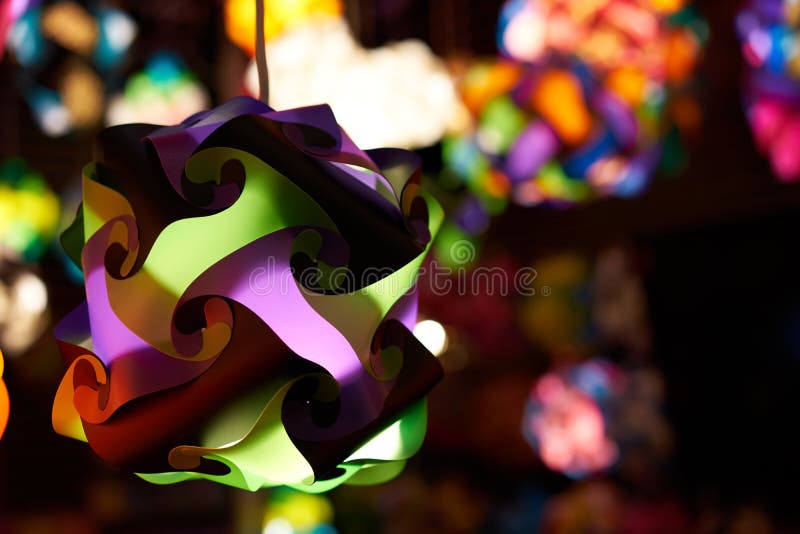 Paper Lantern stock image. Image of decoration, origami - 60272967