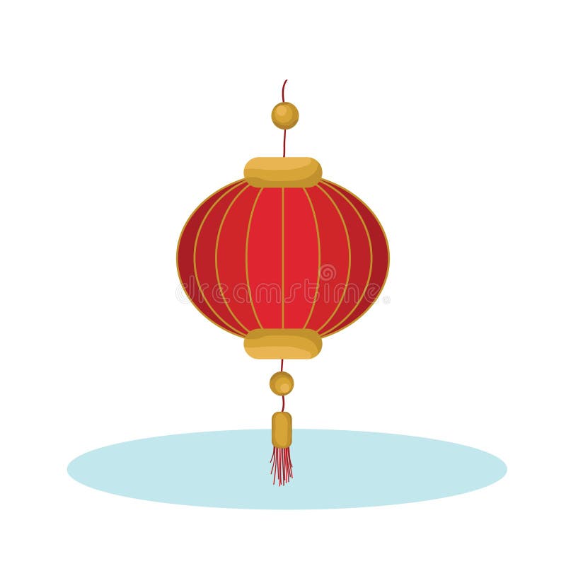 Paper Lantern. Vector Illustration Decorative Design Stock Vector ...