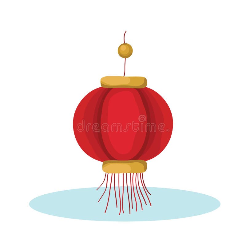 Paper Lantern. Vector Illustration Decorative Design Stock Vector ...