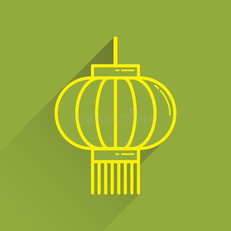 Paper Lantern. Vector Illustration Decorative Design Stock Vector ...