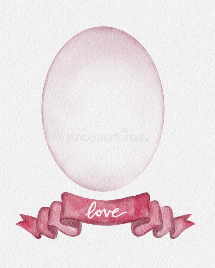 Delicate Watercolor Postcard Featuring a Simple Love Design with ...