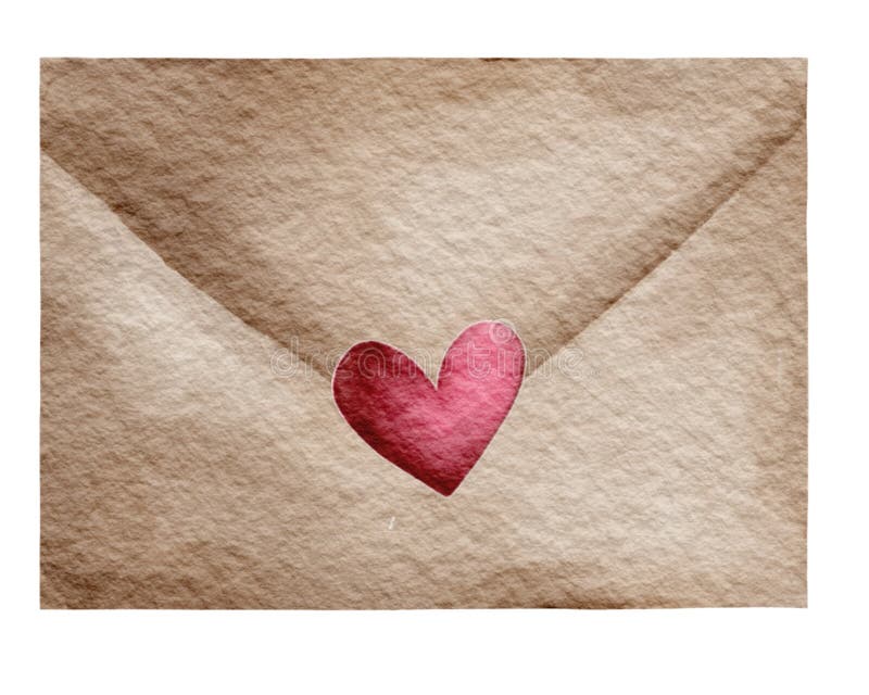 Heart-shaped Seal on an Elegant Envelope for Conveying Heartfelt ...