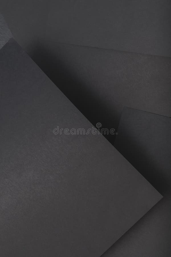 Paper Layer Abstract Monochrome Black Sheet Layout Stock Image - Image ...